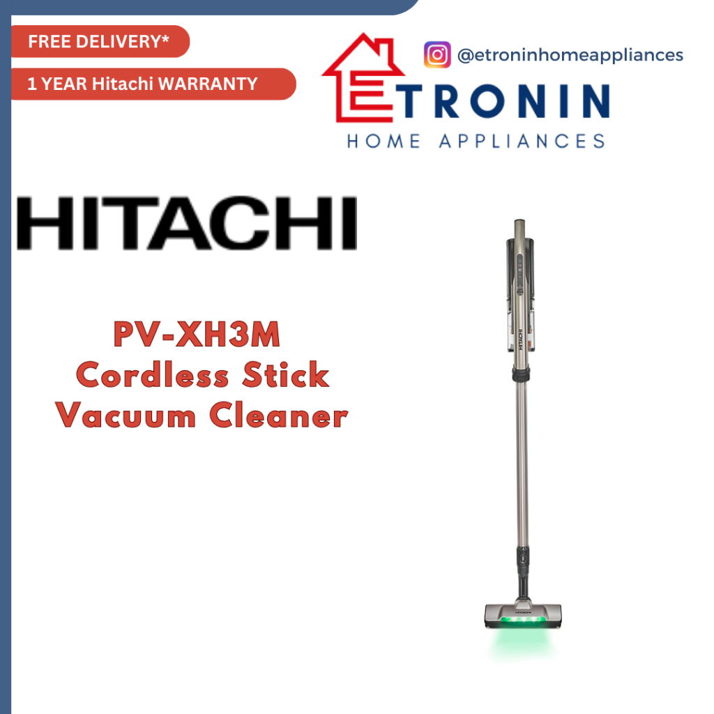 HITACHI PV-XH3M Cordless Stick Vacuum Cleaner | Shopee Singapore