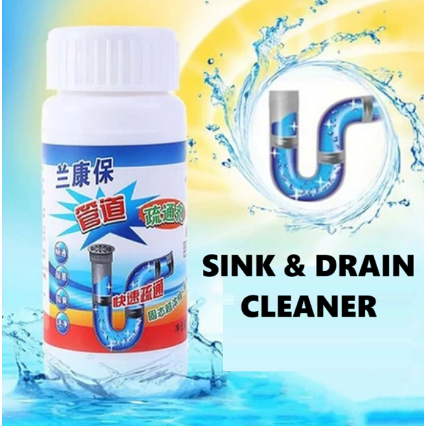 Sink Drain Cleaner Drain Clog Remover Toilet Blockage Cleaner 110G 【SG ...