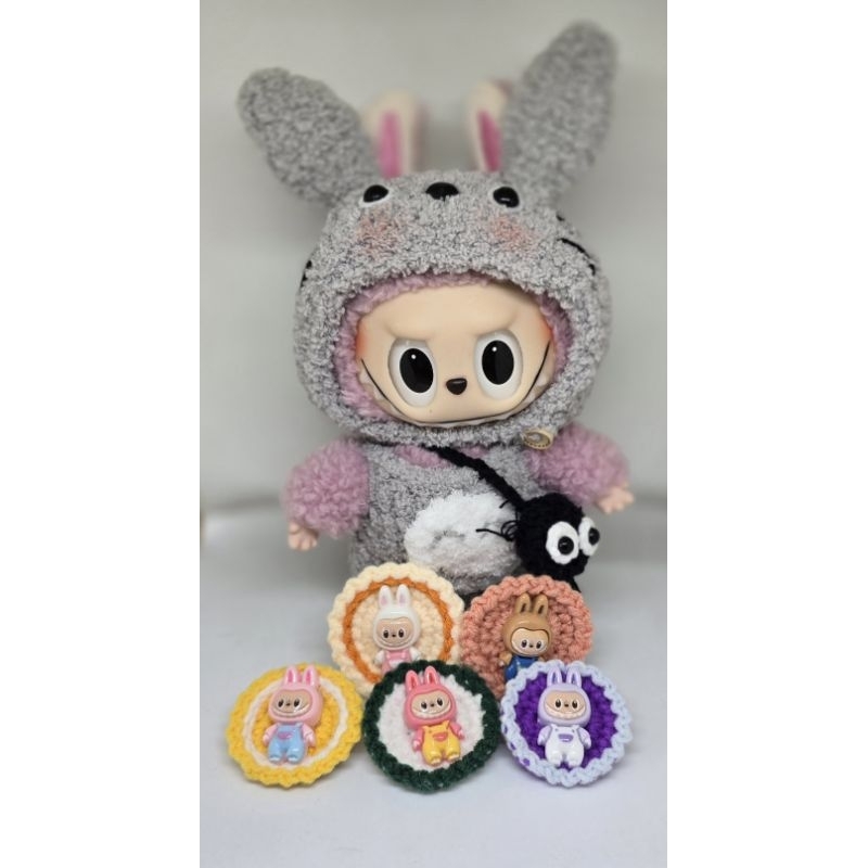 Labubu bag pins (self crochet) | Shopee Singapore