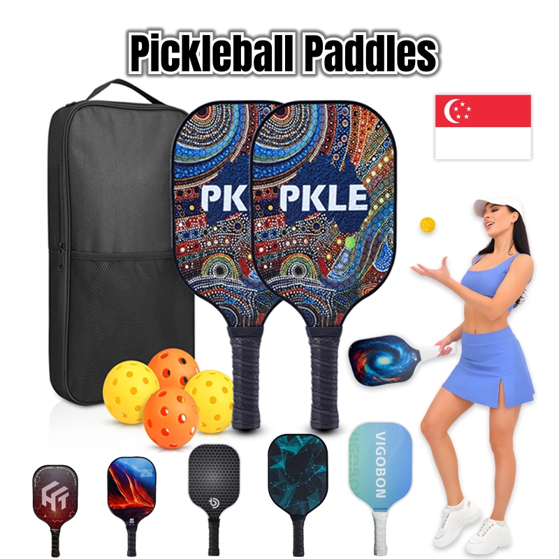 Professional Pickleball Paddle Set Carbon Fibre&Glass Fiber Type with ...