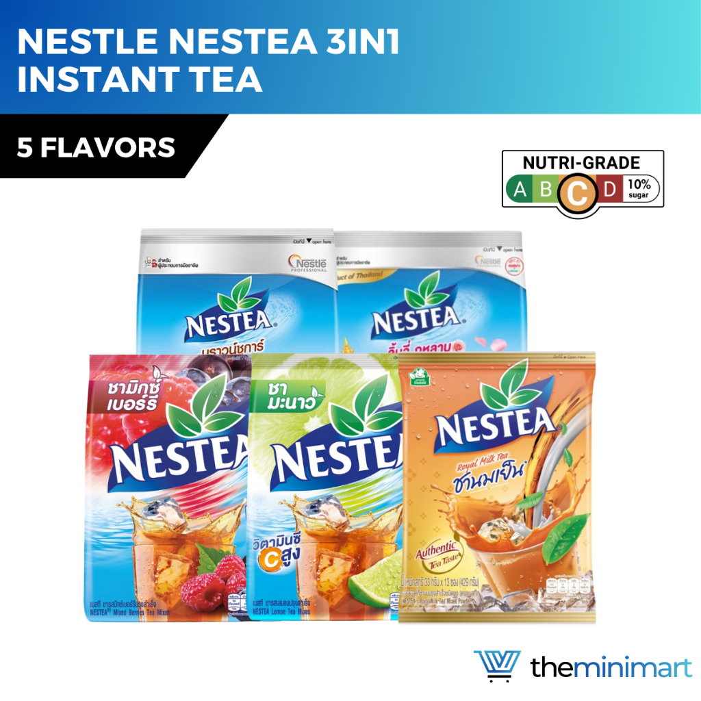 Nestle Nestea 3in1 - Halal Instant Milk Tea & Iced Tea, Refreshing ...