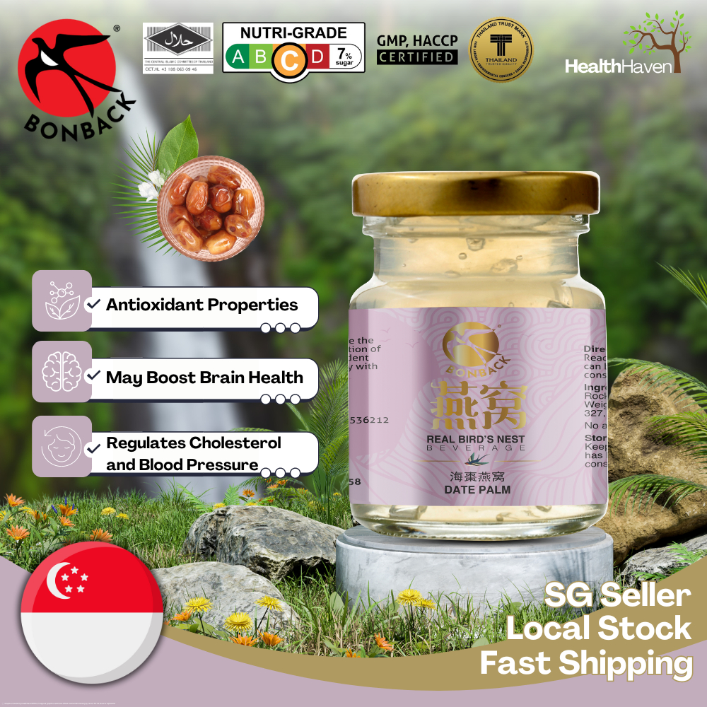 BONBACK Bird nest Date Palm - 75ml x 6 bottles | High Concentration | Thailand Trusted Brand ...