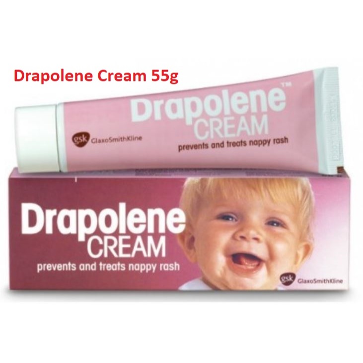 Drapolene Cream 55g - Soothing Diaper & Nappy Cream for Baby's Delicate ...