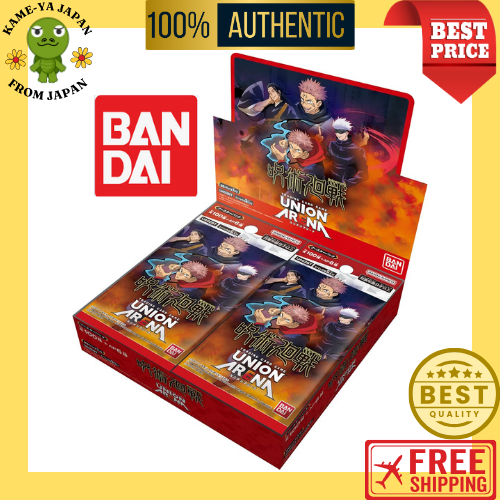 BANDAI UNION ARENA Booster Pack Jujutsu Kaisen (BOX) 20 packs included [UA02BT]【Direct delivery ...