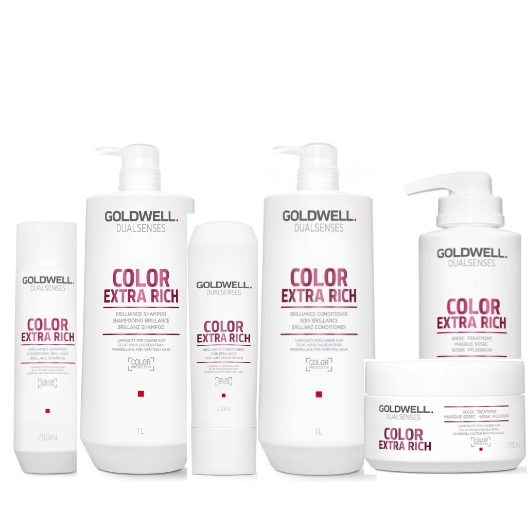 [All Sizes] Goldwell Dual Senses Color Extra Rich - Shampoo Conditioner ...