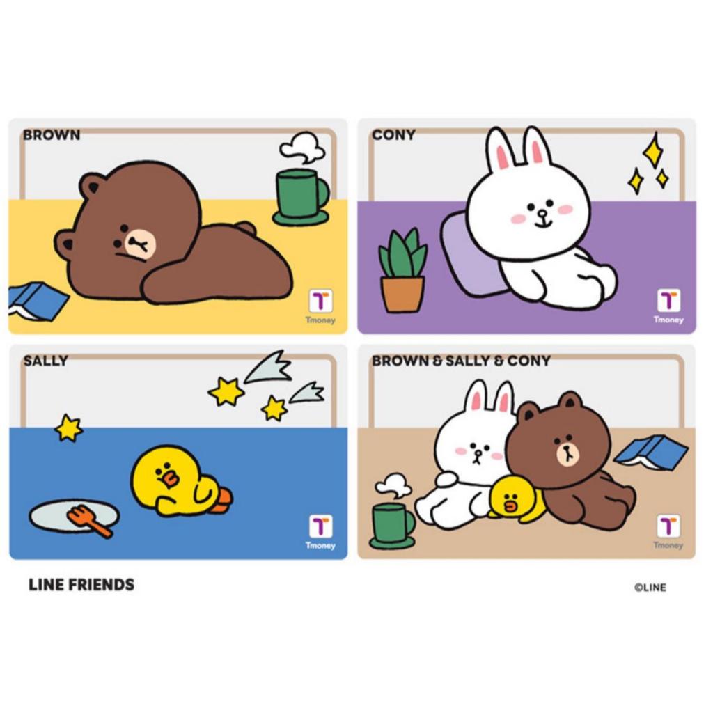 [Korea] T-Money LINE FRIENDS Korean Transportation Card featuring Brown ...