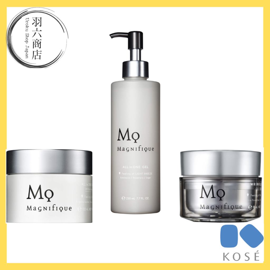 KOSE Magnifique All-in-One Gel Men's Skincare with moisturizing effect, plant-derived ...