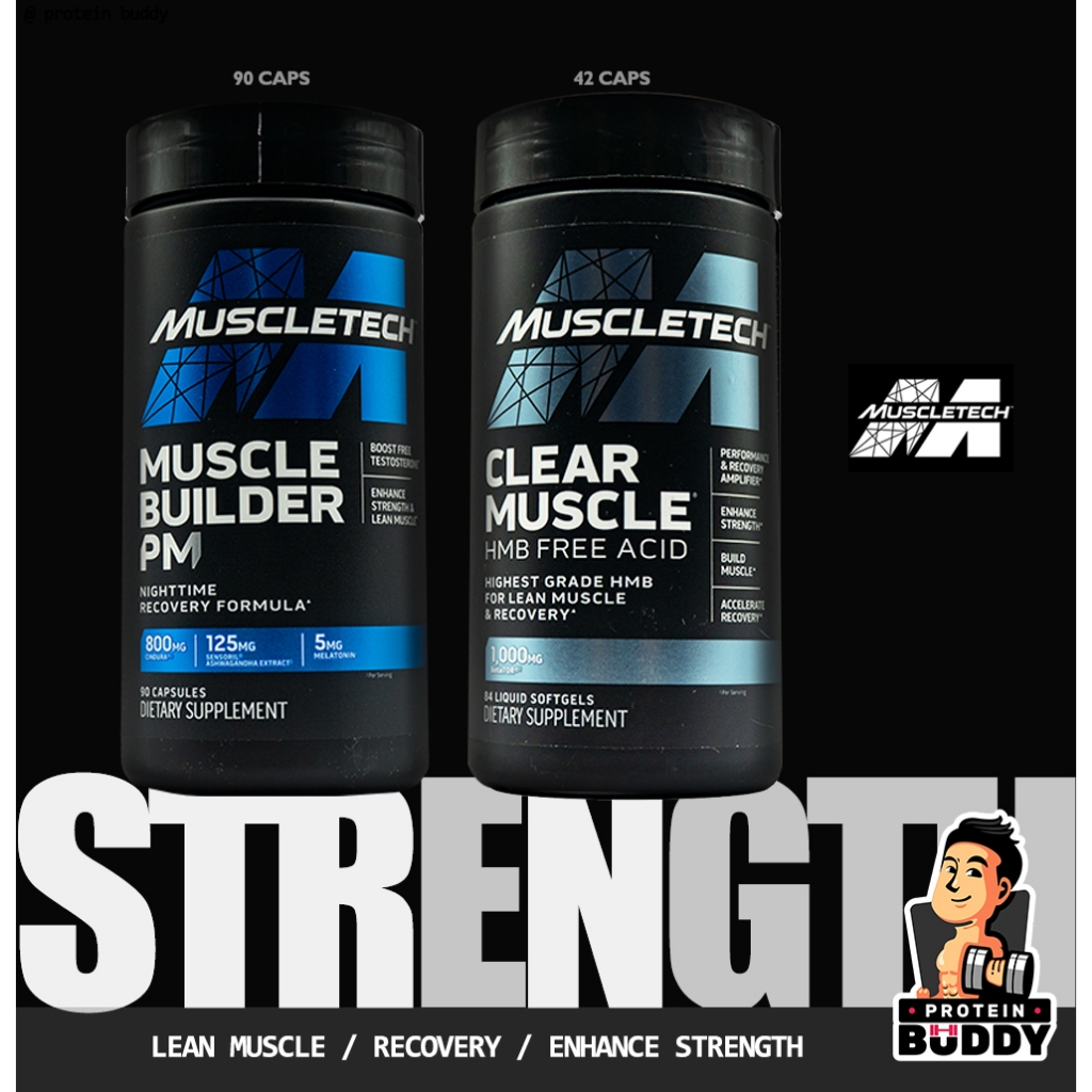 MuscleTech Clear Muscle 84 caps or Muscle Builder PM 90 Caps, Muscle ...