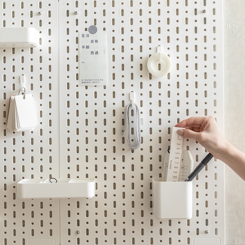 Pegboard Set Desk Organizer Wall Shelf No Drill Wall Board,Hole Board, pegboard accessories ...