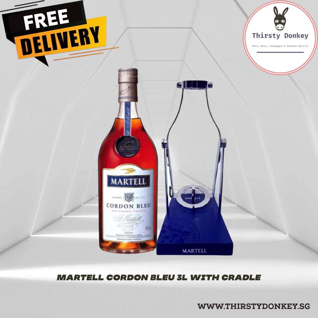 Martell Cordon Bleu with Cradle 3L | Shopee Singapore