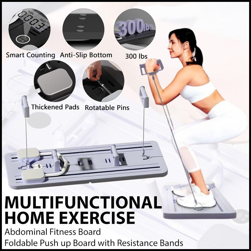 🔥 2024 4in1 Home Gym Board🔥 Abs Workout🔥 Automatic Rebound Roller🔥 ...