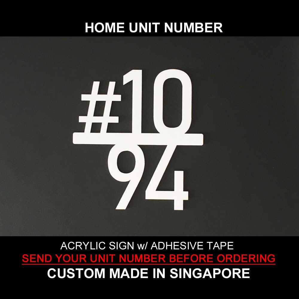 BS - House unit number, HDB, Condo unit number | Shopee Singapore