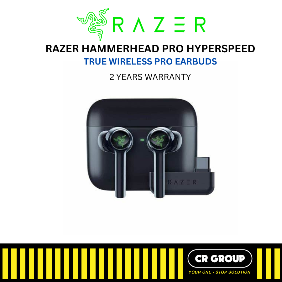 RAZER HAMMERHEAD PRO HYPERSPEED True Wireless Earbuds - THX Certified ...