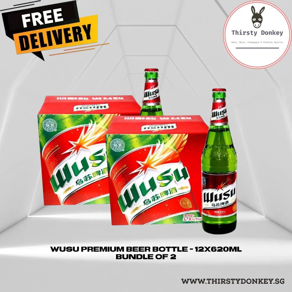 Wusu Premium Beer Bottle - 12x620ml (Bundle of 2) (BBD: 12/2025 ...