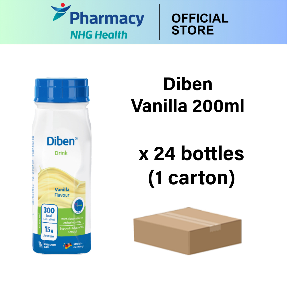 Diben Vanilla 200ml x 24 bottles (Expiry Date :Jul 2026) | Shopee Singapore