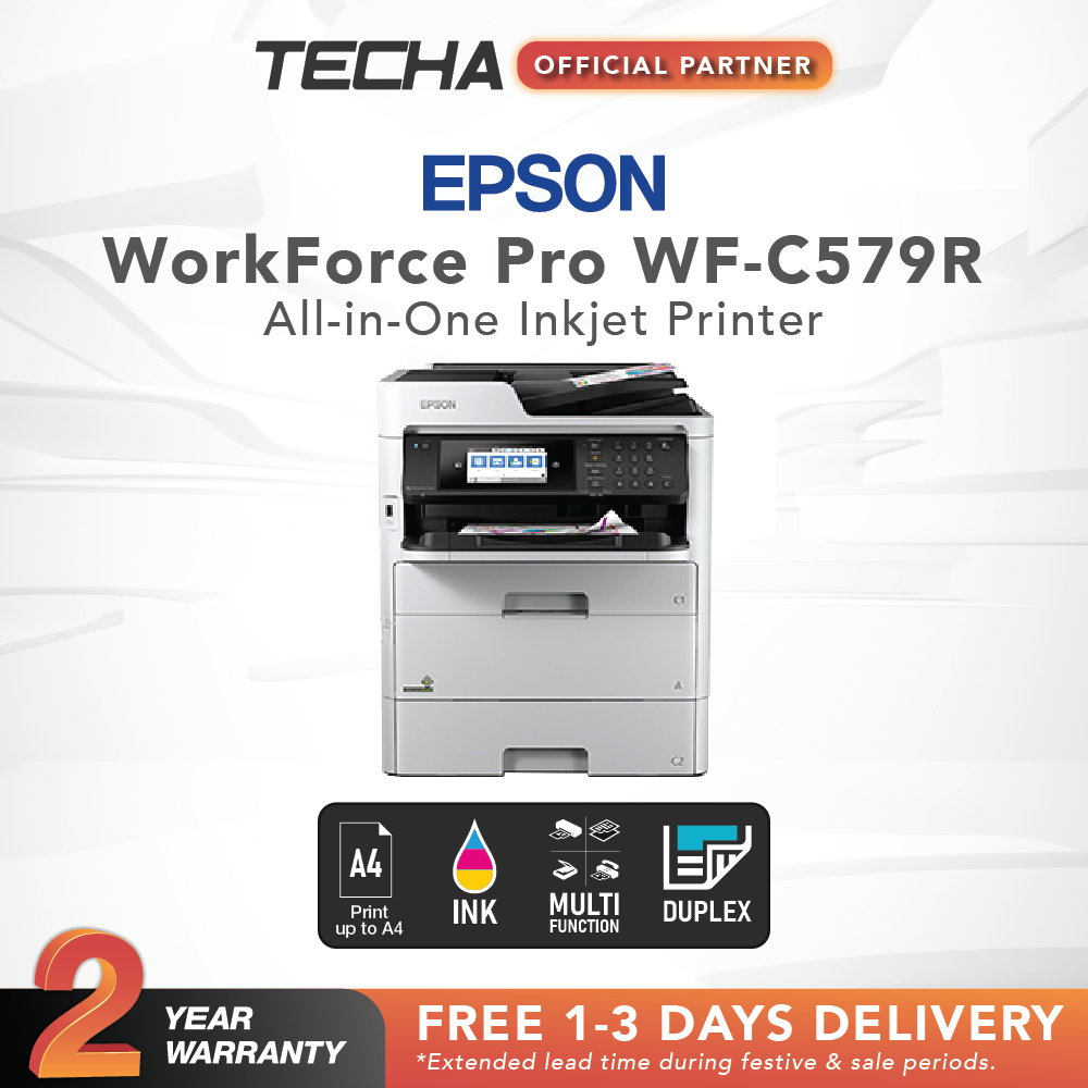 Epson WorkForce Pro WF-C579R | Duplex All-in-One Inkjet Printer | Shopee Singapore