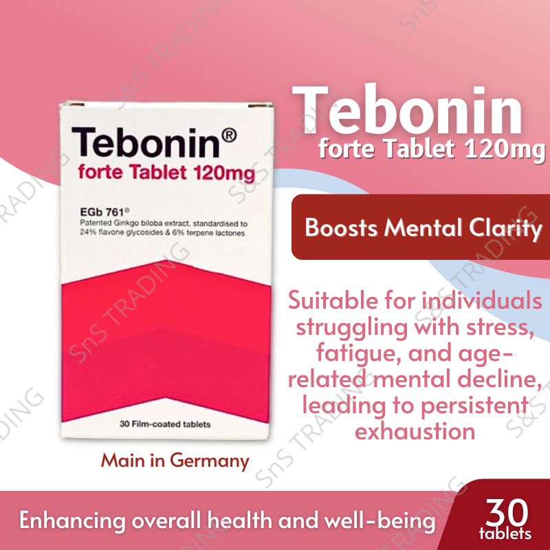 [Made in Germany] TEBONIN FORTE 120MG TABLETS 30S | Shopee Singapore