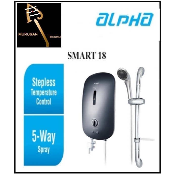 ALPHA - SMART 18 Instant Water Heater (Non Pump) | Local singapore ...