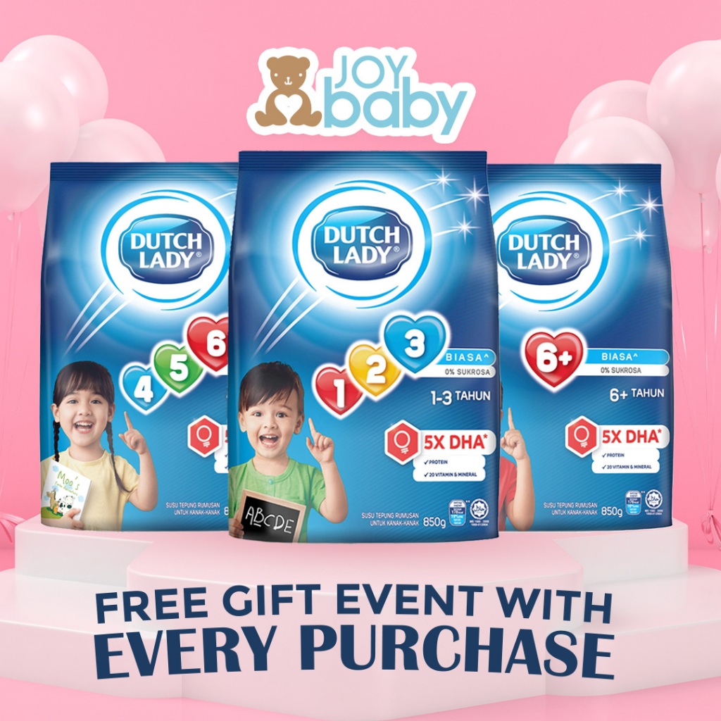 (Local seller)(Free gift event) Dutch Lady Milk Formula (Ori/Choc/Honey ...