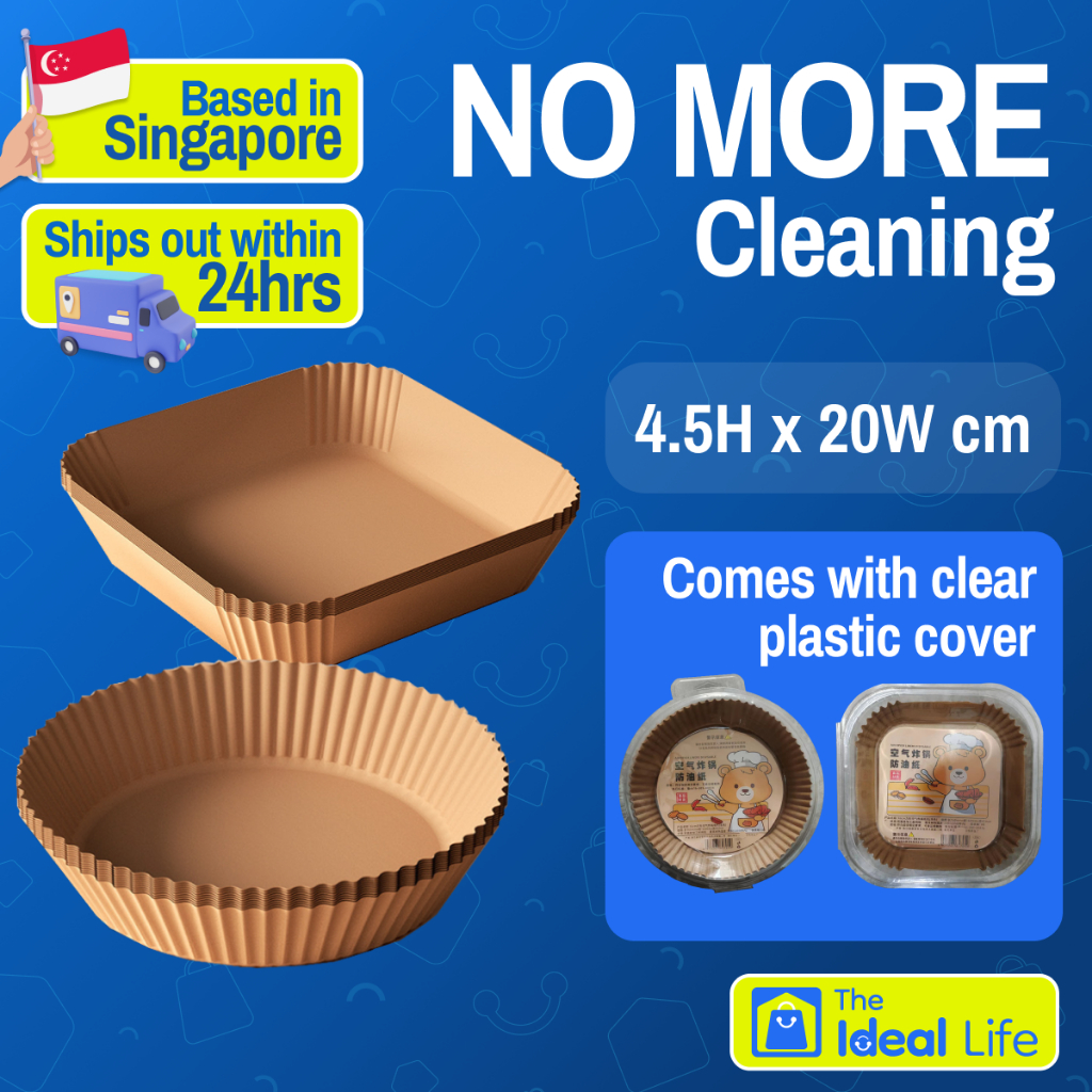 Air Fryer Paper Steamer Over 50/100 pcs Baking Paper Air Fryer Line ...