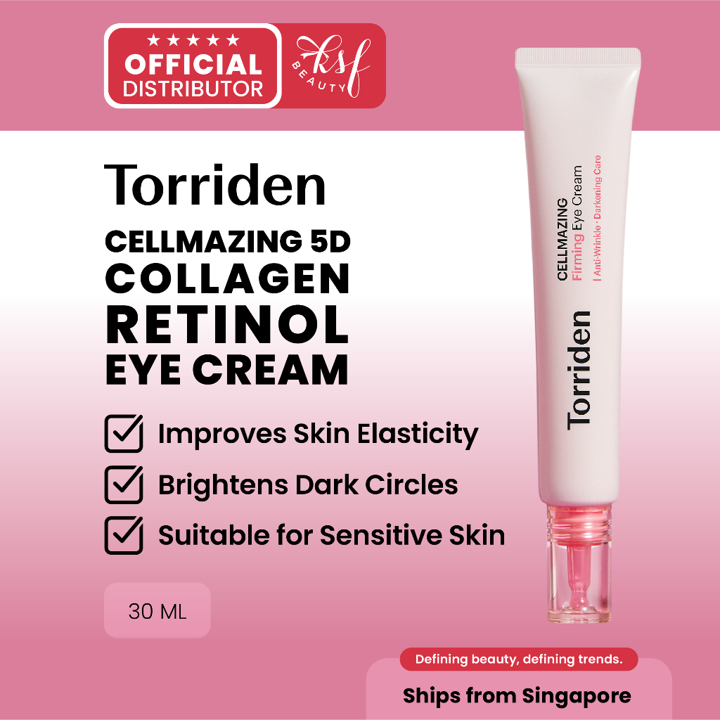 Torriden Cellmazing 5D Collagen Retinol Eye Cream (30ml) | Shopee Singapore
