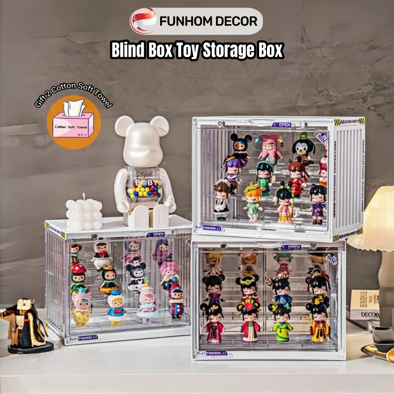 [SG Stock]Blind Box Storage Acrylic Popmart Display Box Figurine ...