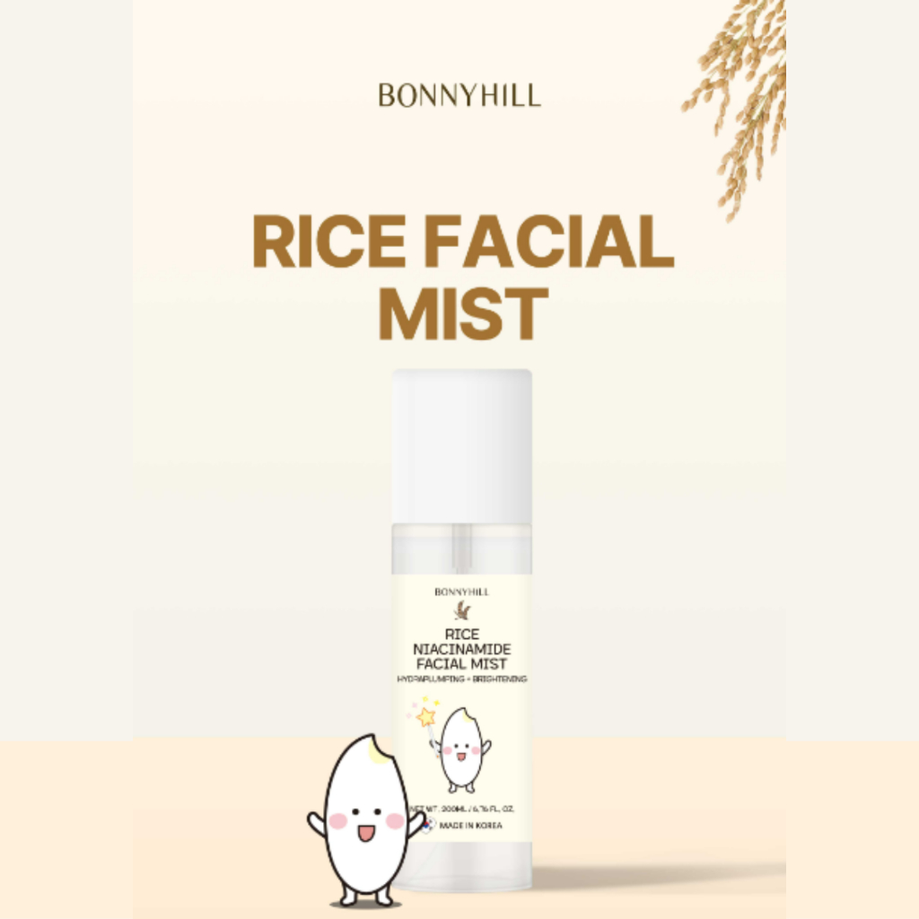 [BONNYHILL]RICE NIACINAMIDE FACIAL MIST 200ml | Shopee Singapore