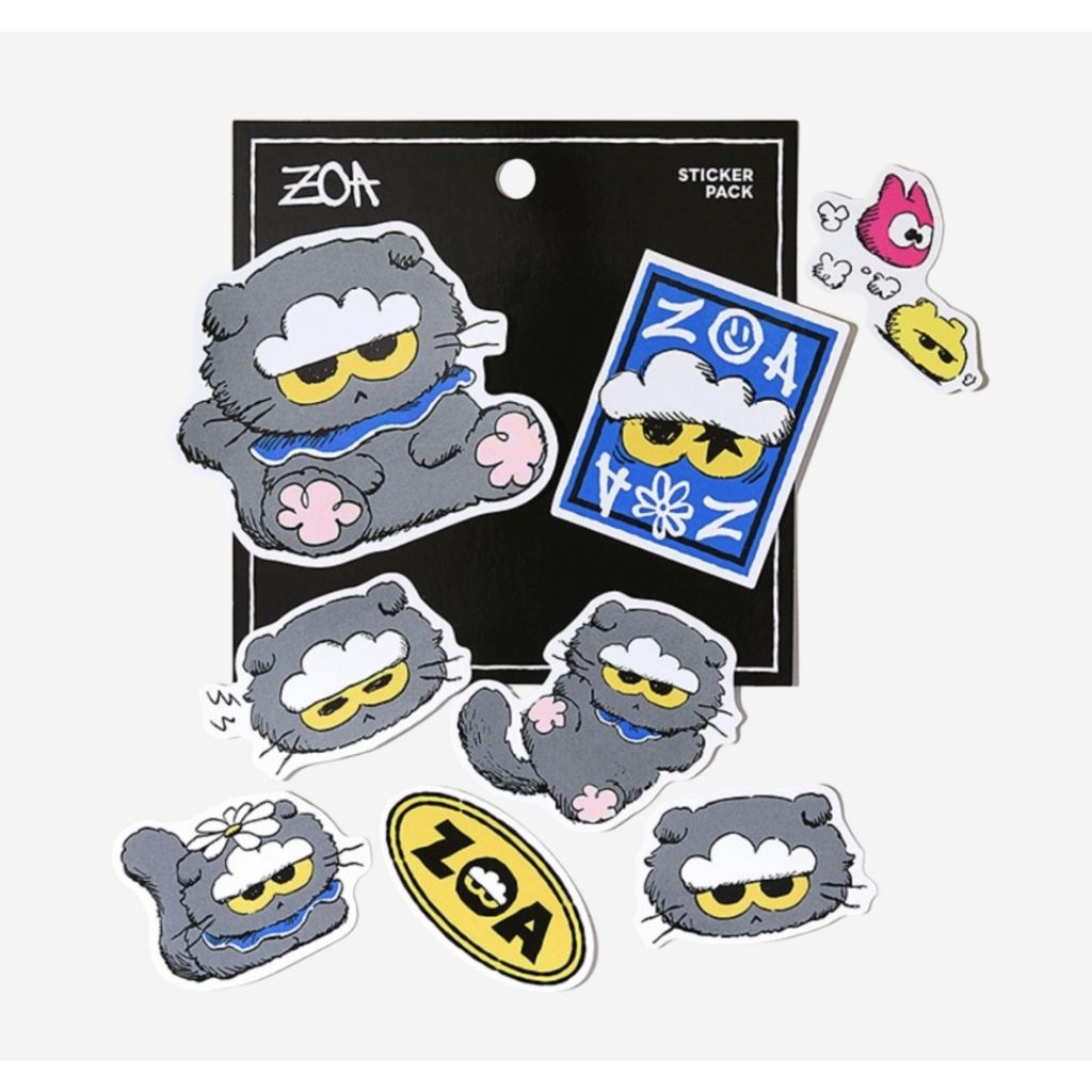Zo&Friends Character Sticker Set – A&ne / Zoa GD Brand POP-UP Limited ...