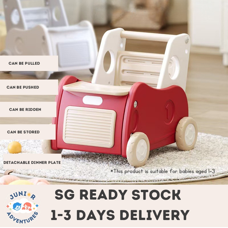 Baby Push Walker Mini Trolley Push Cart for Kids Learning Walker Early ...