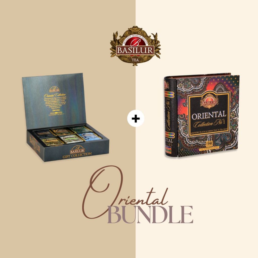 Basilur Tea Oriental Collection Bundle Set (Gift Collection + Assorted ...