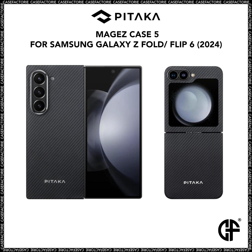 PITAKA MagEZ Case 5 for Samsung Galaxy Z Flip/ Fold 6 (2024) | Shopee Singapore