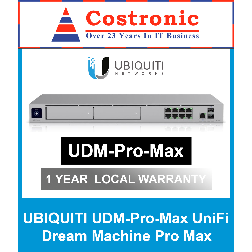 UBIQUITI UDM-Pro-Max UniFi Dream Machine Pro Max | Shopee Singapore
