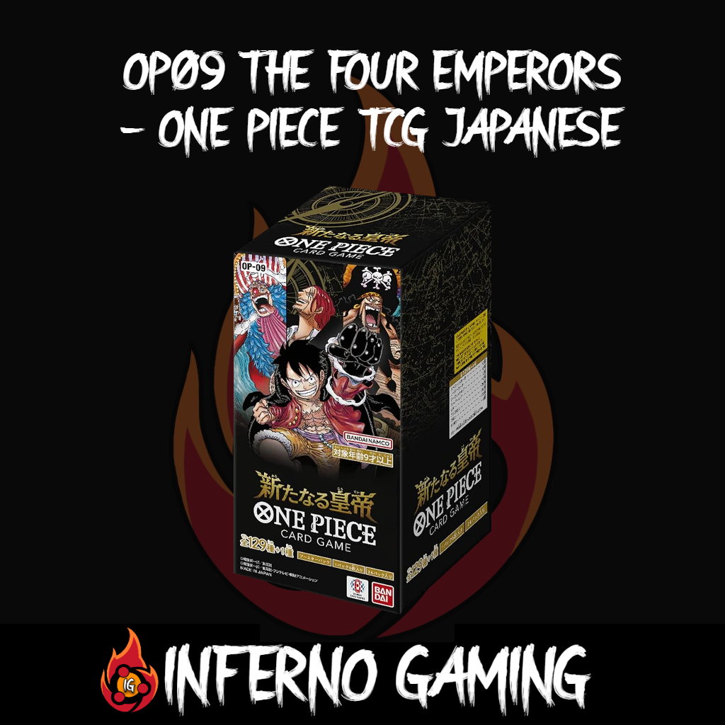 [OP-09] The Four Emperors Booster Box- One Piece TCG Japanese OP09 ...