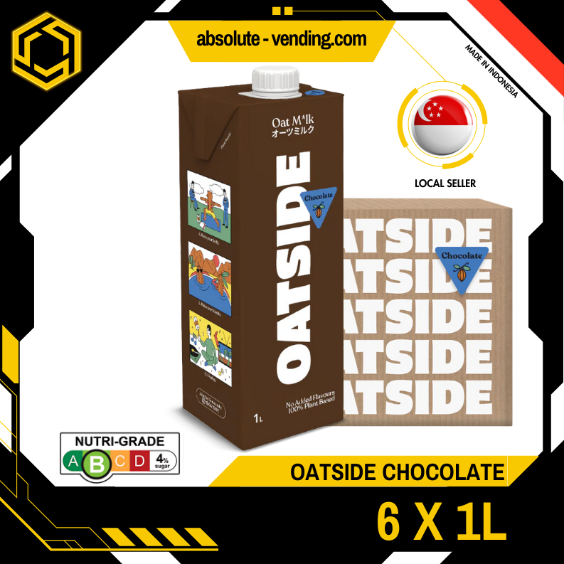 OATSIDE Chocolate Edition Oat Milk 1L X 6 (TETRA) | Shopee Singapore