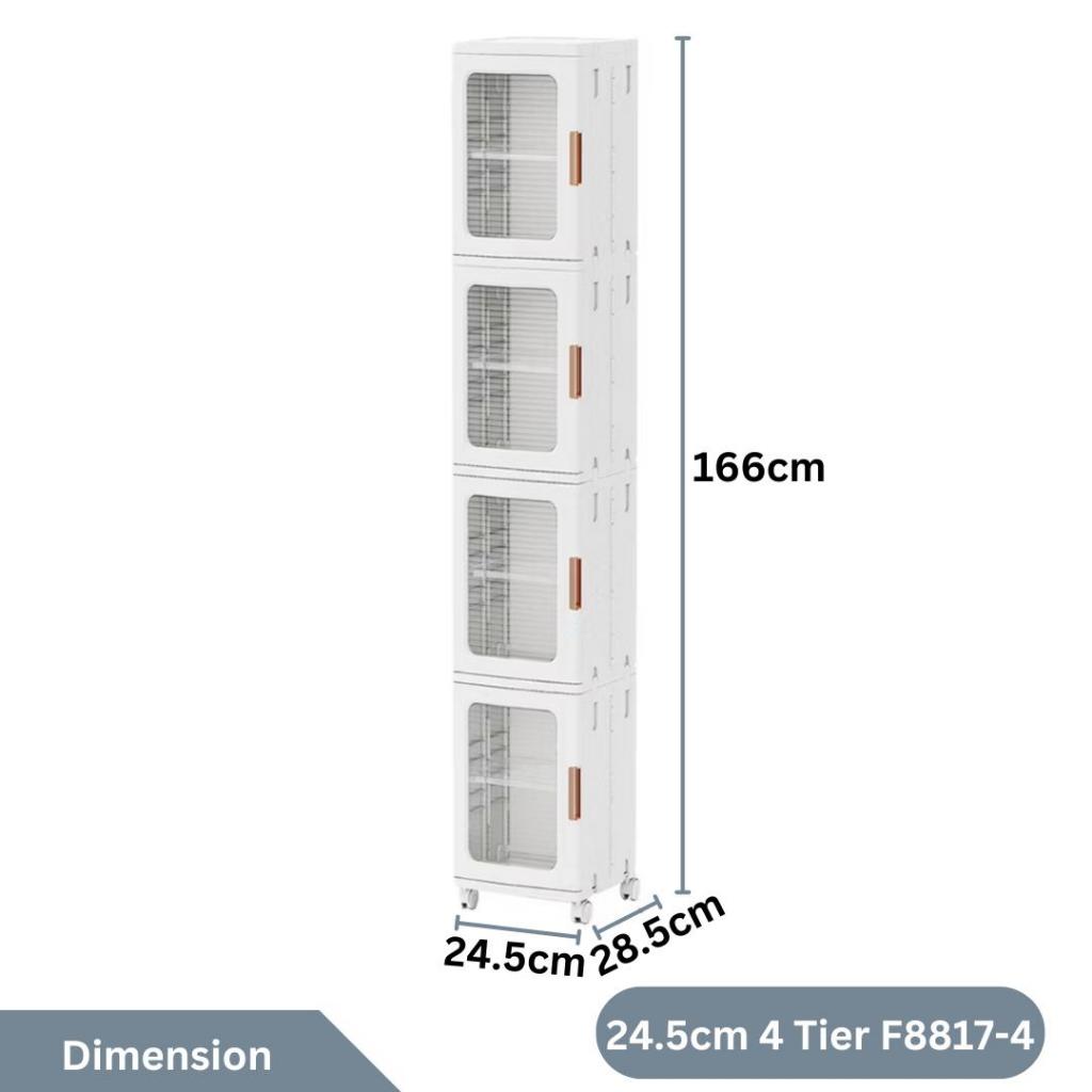 Easyhome.sg Slim Cabinet F88 / Plastic Storage Drawers / Kitchen ...