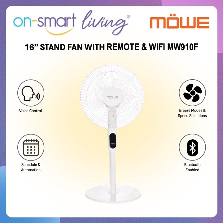 MOWE 16” Sand Fan with Remote & Wifi MW910F - Schedule and Automations ...