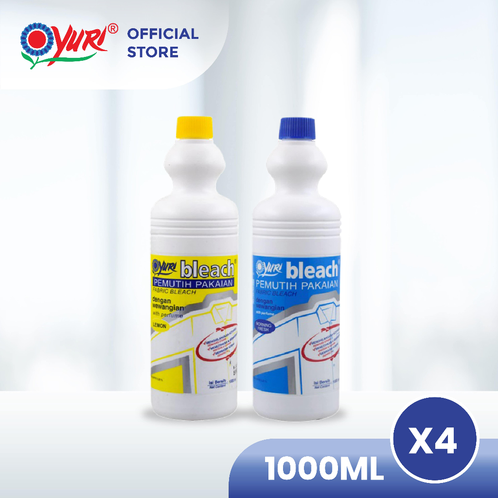 [Bundle of 4] Yuri Bleach 1000ml x4 - With Active Ingredients | Shopee ...