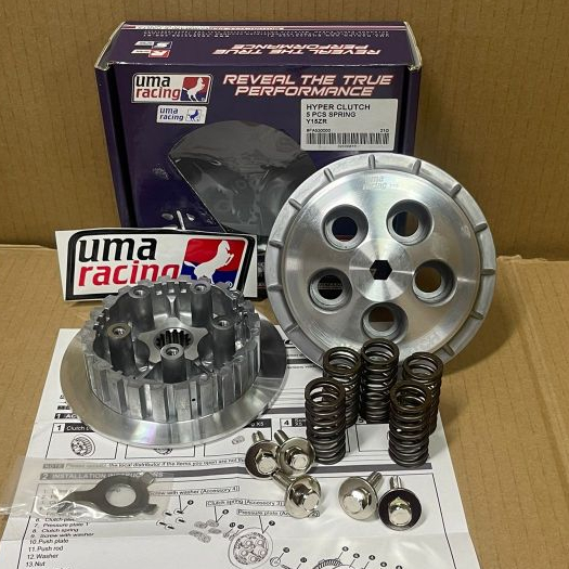 UMA RACING HYPER CLUTCH Y15 SNIPER150/Y16 EXCITER155/R15V3 R15M WITH 5 ...