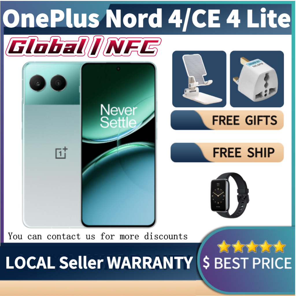 Global- OnePlus Nord 4 | 5G Snapdragon 7 Plus Gen 3 | Powered by ...