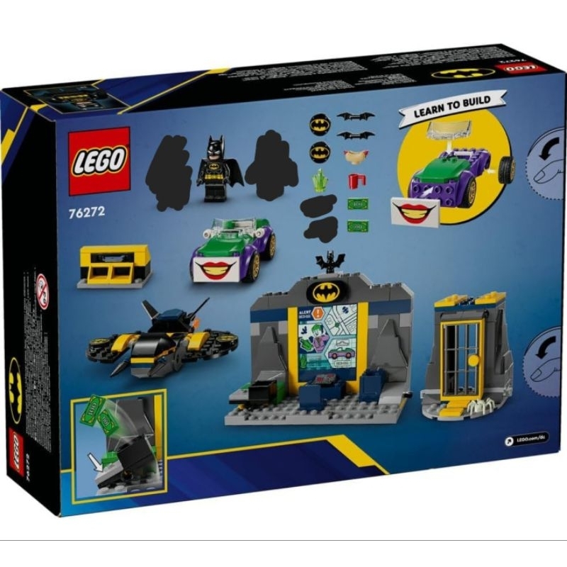 LEGO 76272 - The Batcave with Batman, Batgirl & Joker | Shopee Singapore