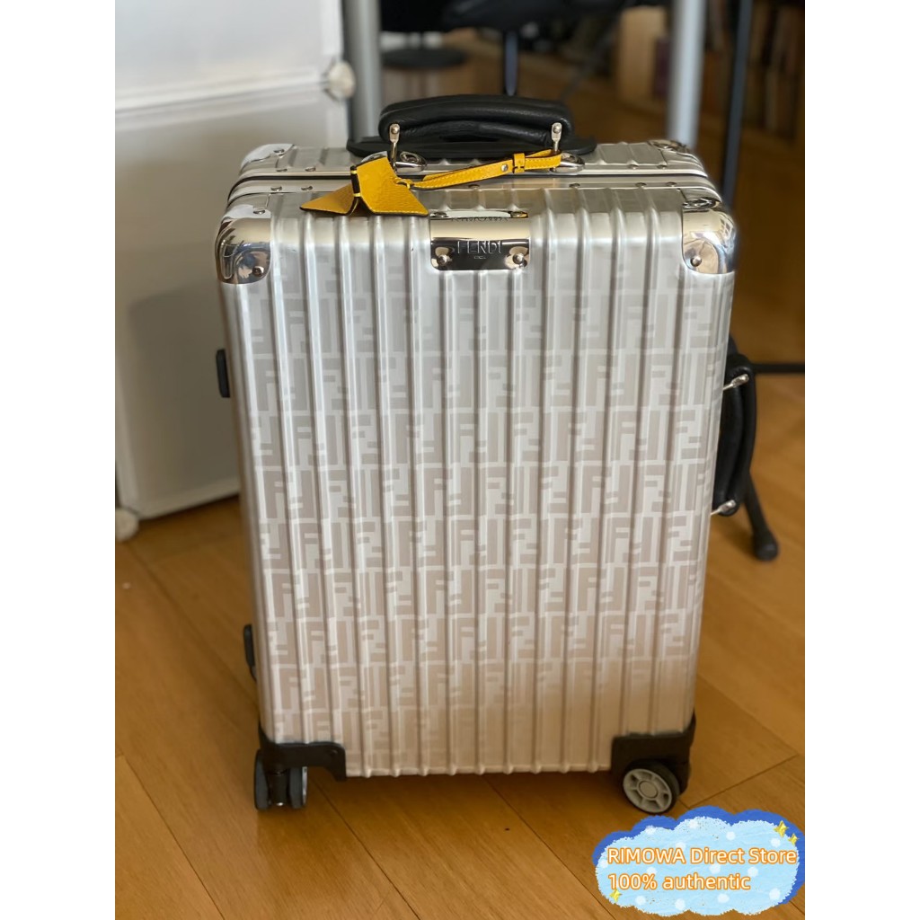 Rimowa x Fendi 21-inch Silver Aluminum-Magnesium Alloy Fendi Joint ...