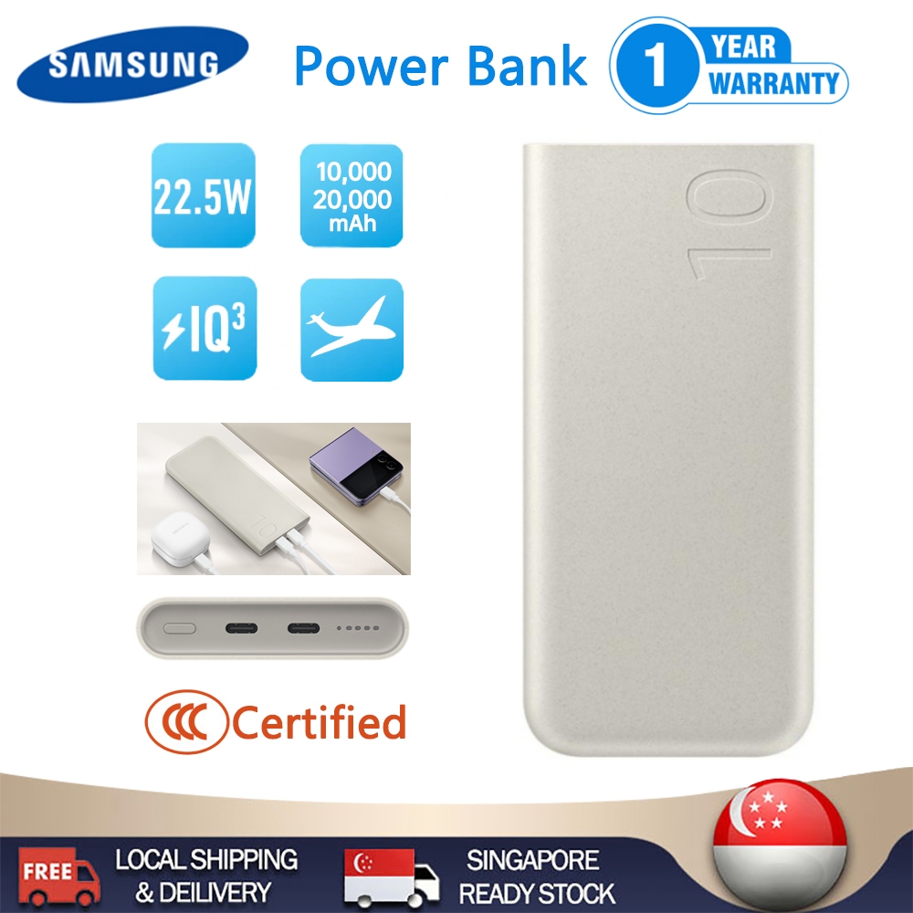 【READY STOCK】Samsung 3C Power Bank 25W Battery Pack Powerbank Fast ...