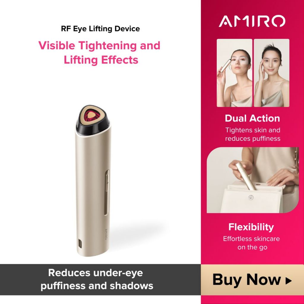 [SG Ready Stock] AMIRO Eye Rejuvenation RF Device Skin Tightening & Lifting For Crow's Feet, Eye ...
