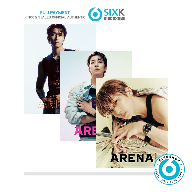 ARENA Magazine - SEVENTEEN WONWOO Cover [AUG issue 2024] with ...
