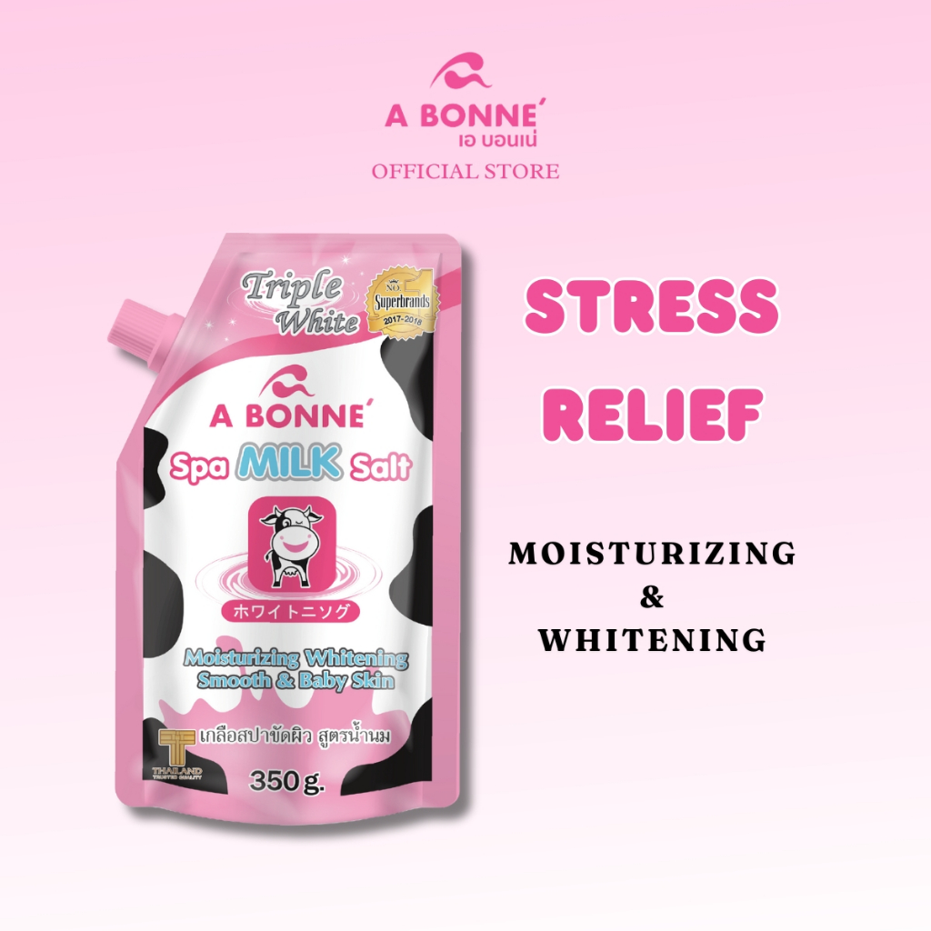 A Bonne Spa Milk Bath Salt Body Scrub Whitening & Moisturizing Skin ...