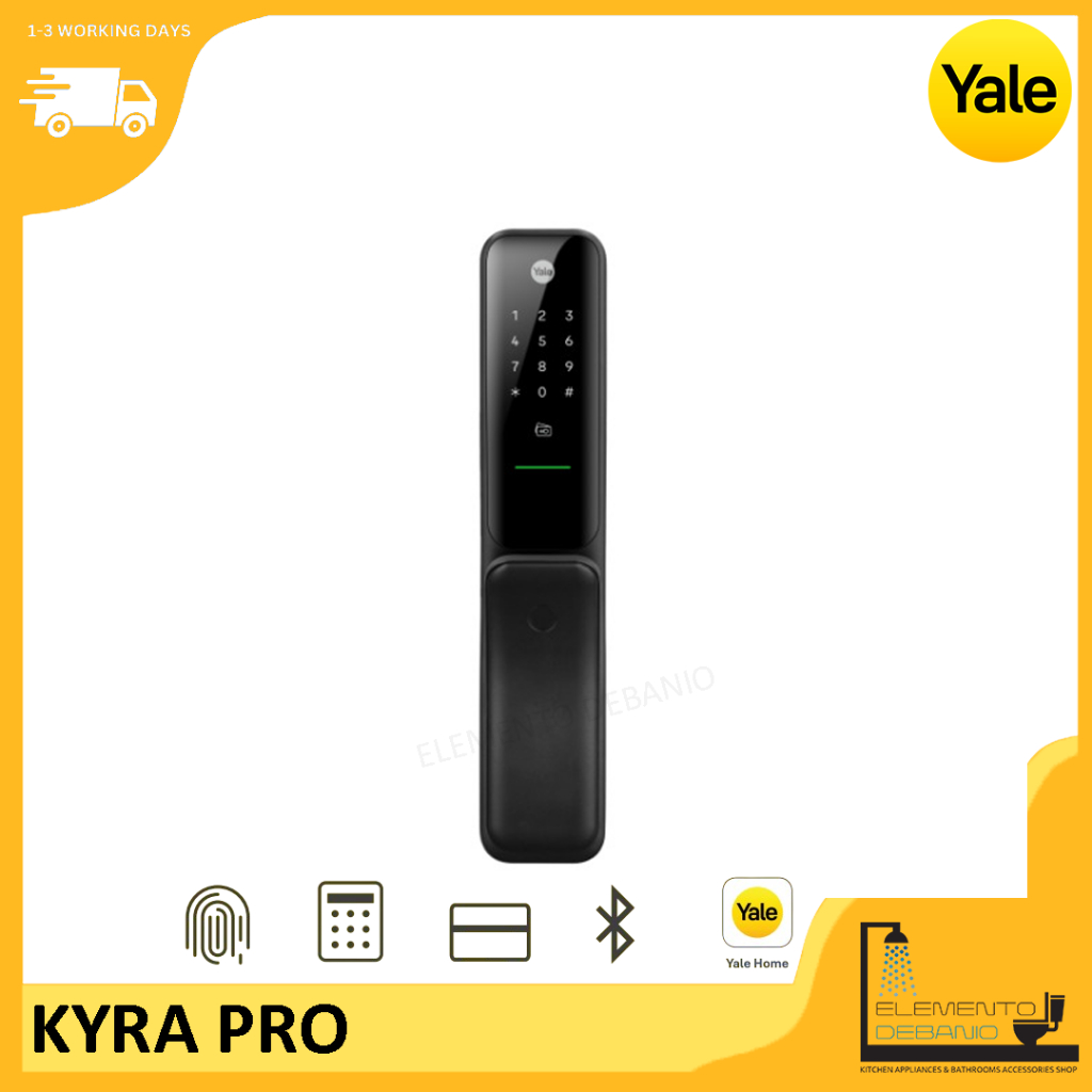 Yale Kyra Pro smart lock Digital Door Lock - Push Pull | Yale Home App ...