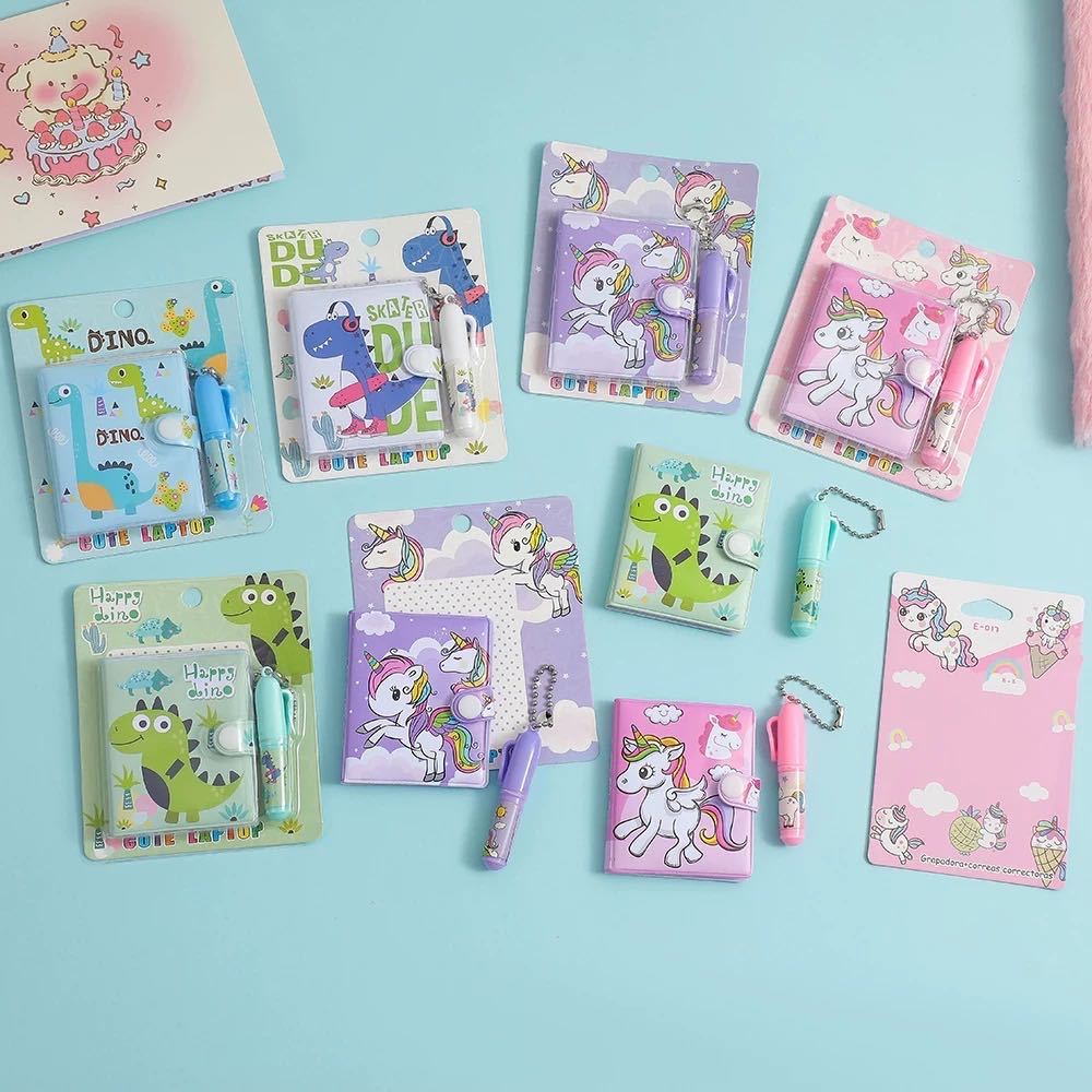 Mini Notepad Writing Notebook Children Stationary Goodie bag set Party ...