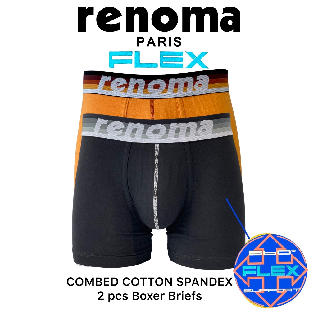 Renoma Flex Boxer Briefs (2 in 1) | Shopee Singapore