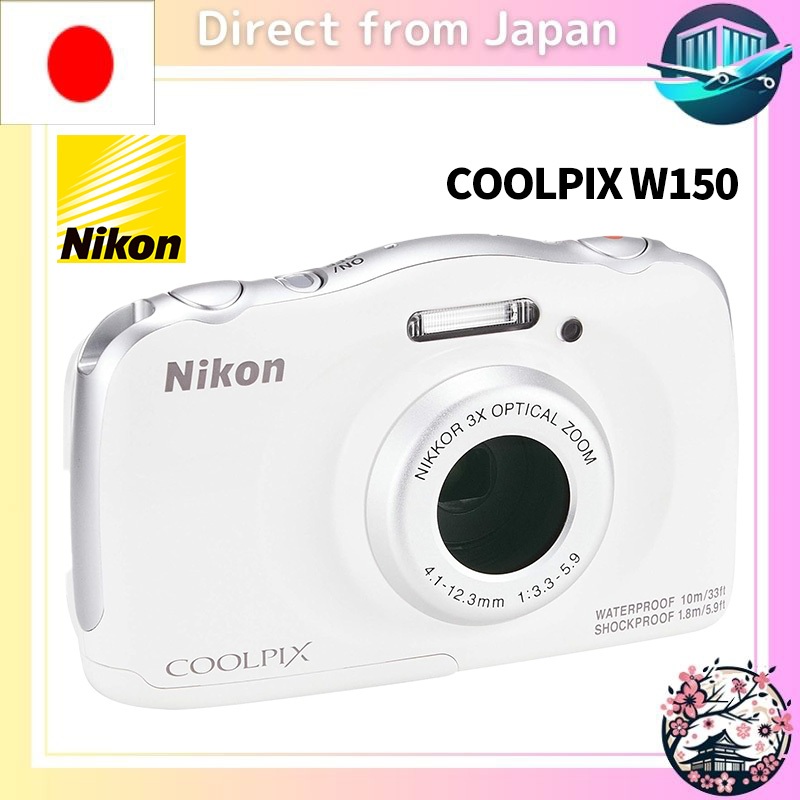 【Direct from Japan】 Nikon Digital Camera COOLPIX W150 Waterproof W150WH ...