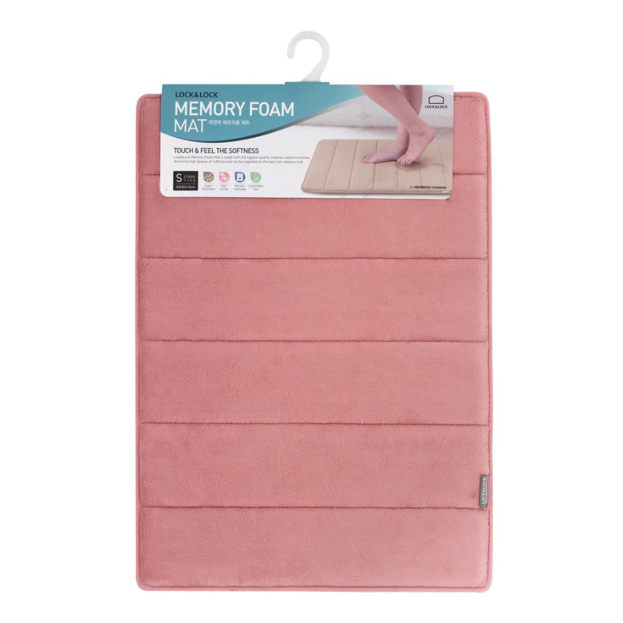 LocknLock Official Memory Foam Mat S Stripe Type (ETM-280) | Shopee ...